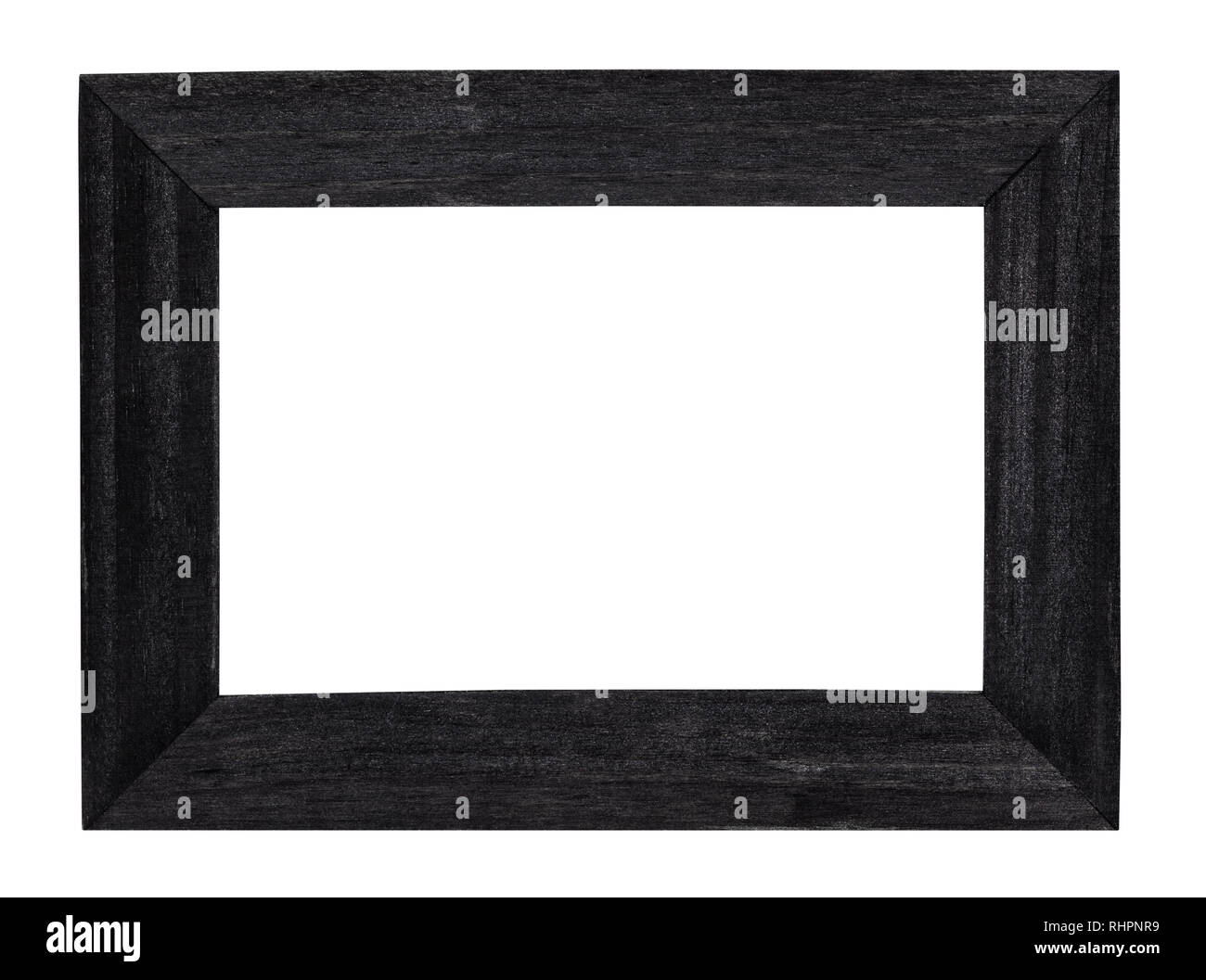 Black painted wooden frame Cut Out Stock Images & Pictures - Alamy