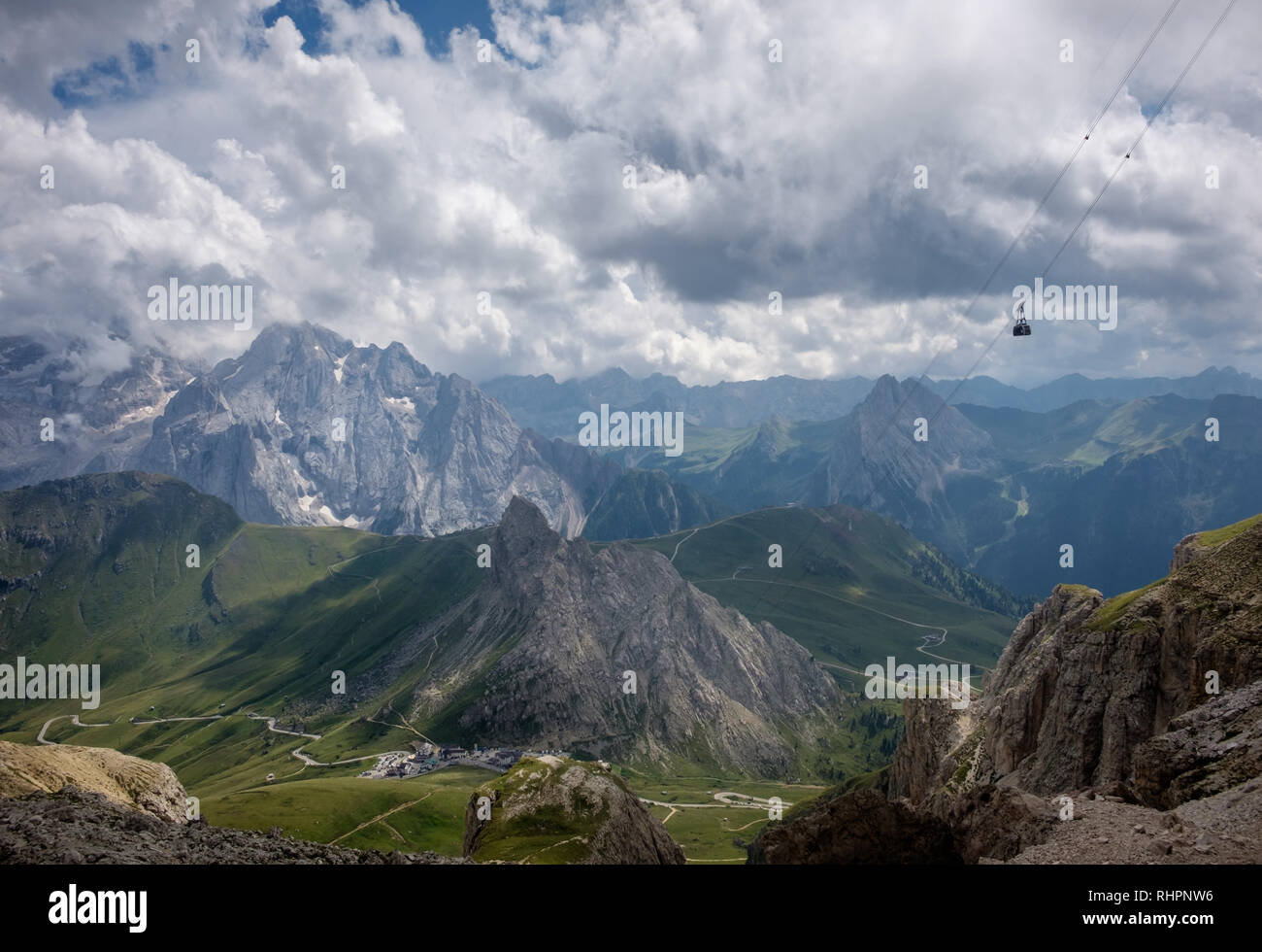 Beautiful landscape in the Italian Dolomites, Monday 13 August 2018 ...