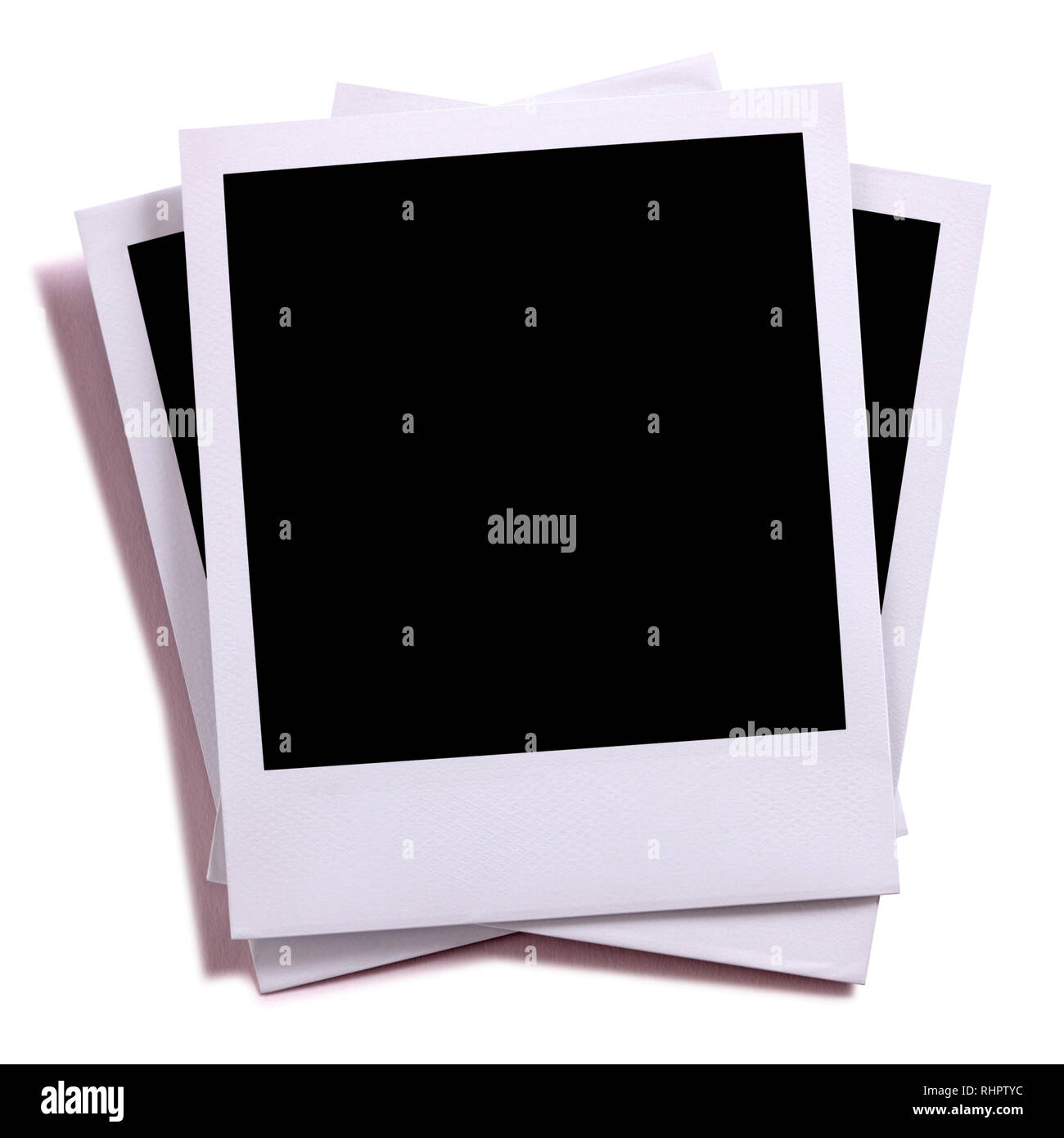 Blank photograph prints Cut Out Stock Images & Pictures - Alamy