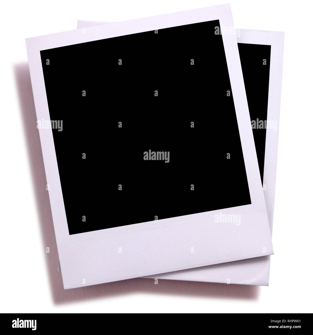 Blank instant camera prints on hi-res stock photography and images - Alamy
