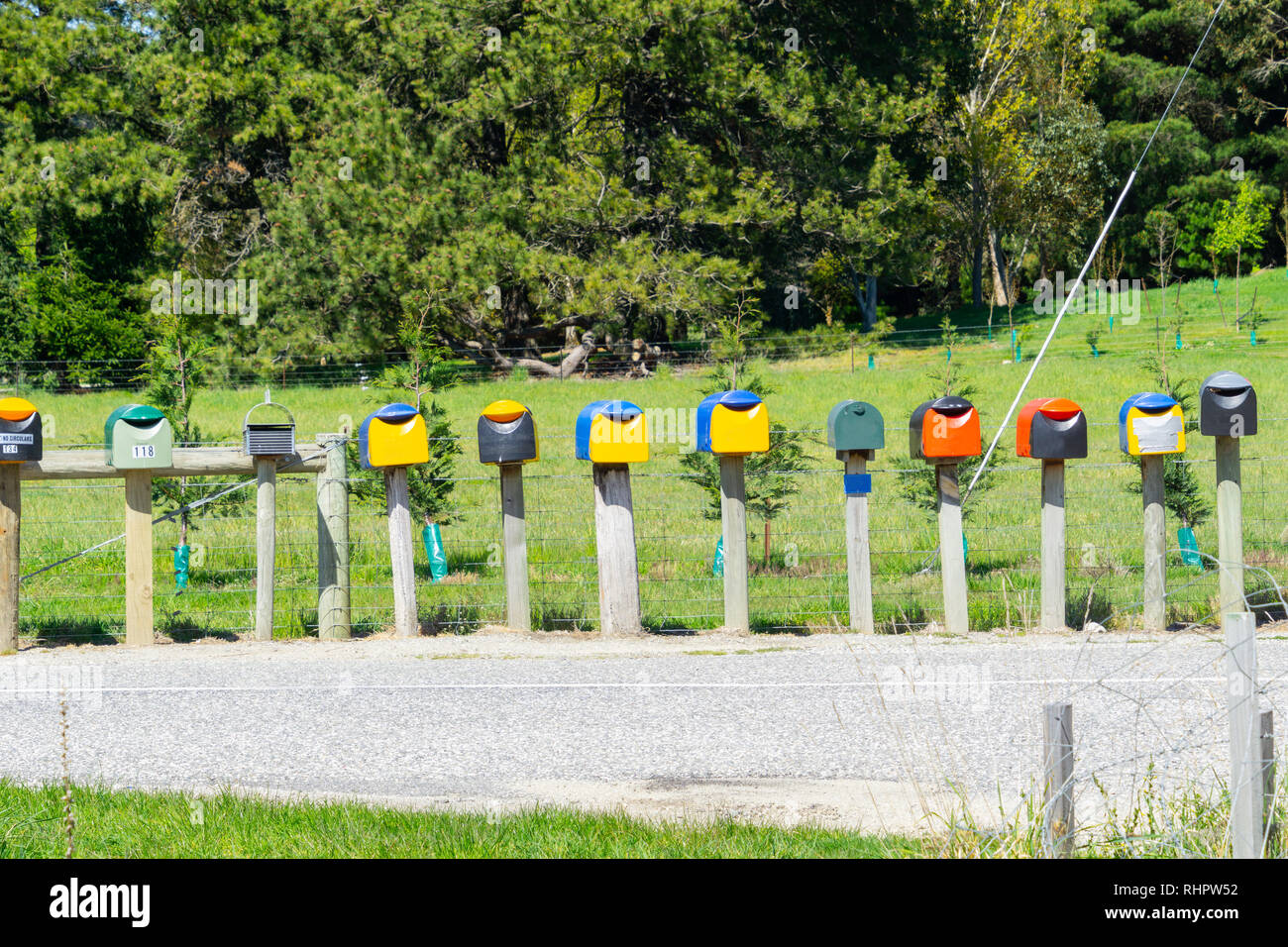 Different letter boxes hi-res stock photography and images - Alamy