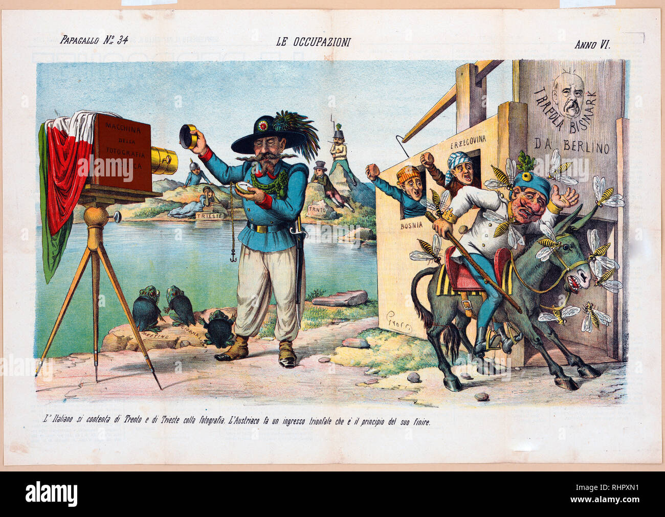 19th century italian political cartoon hi-res stock photography and ...