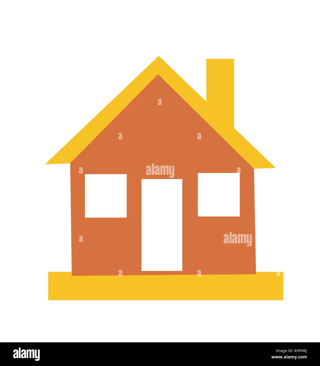 retro style home icon Stock Vector Image & Art - Alamy