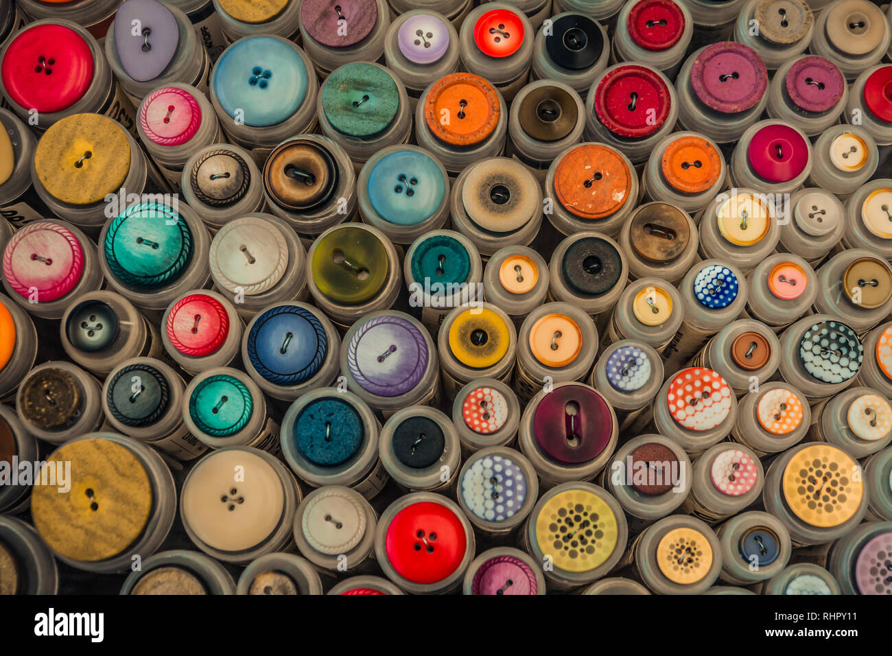 Mixed buttons hi-res stock photography and images - Alamy