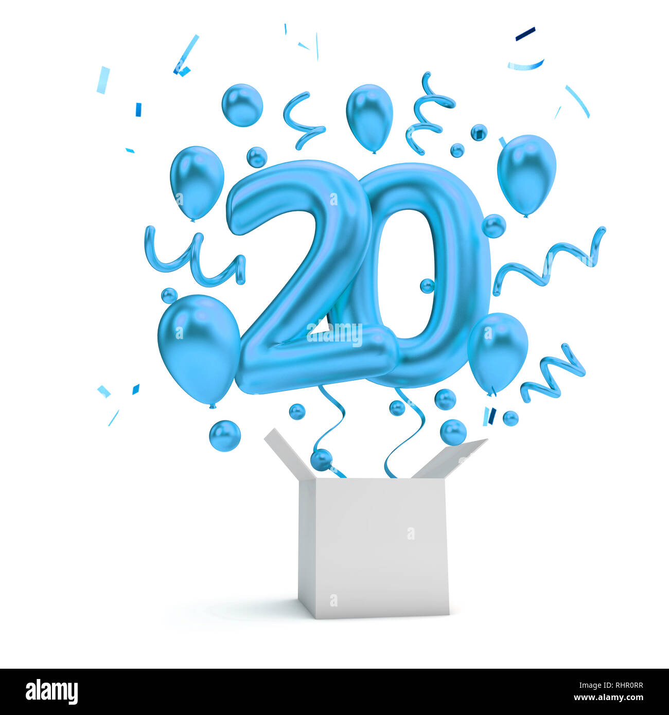 20th Birthday Balloons