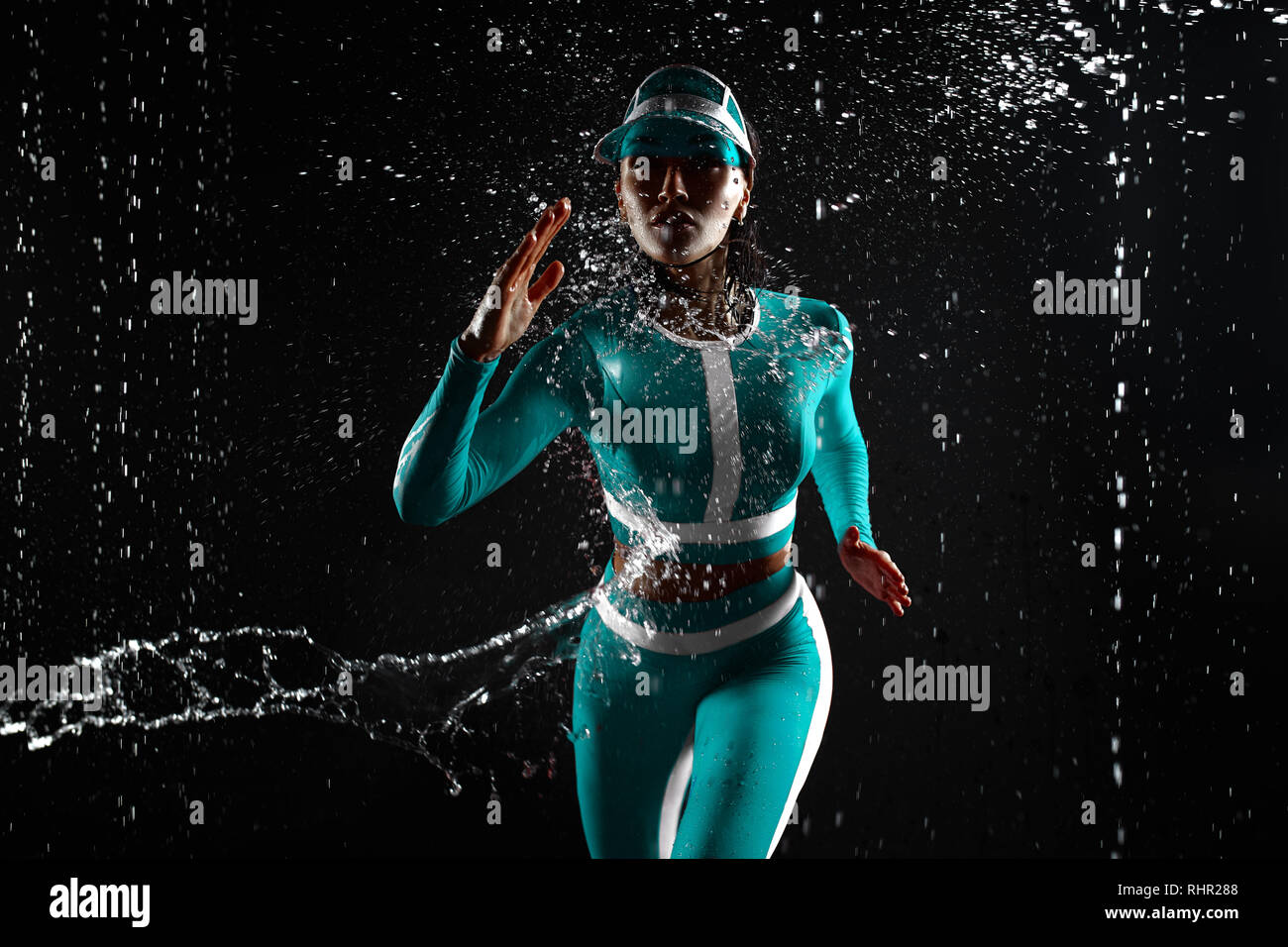 Running sport motivation poster banner hi-res stock photography and ...