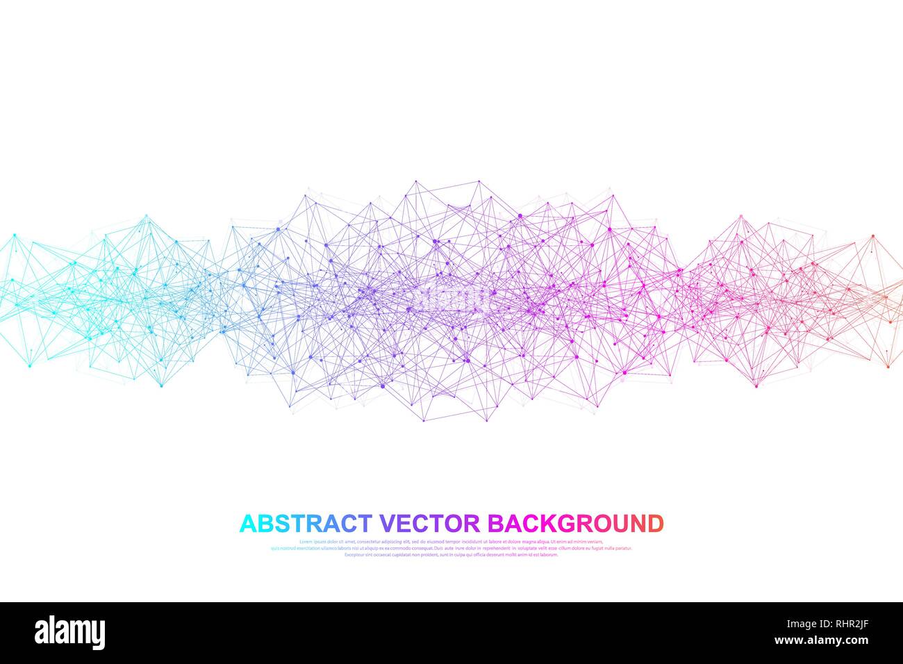 Networking connection concept abstract technology. Global network connections with points and ...
