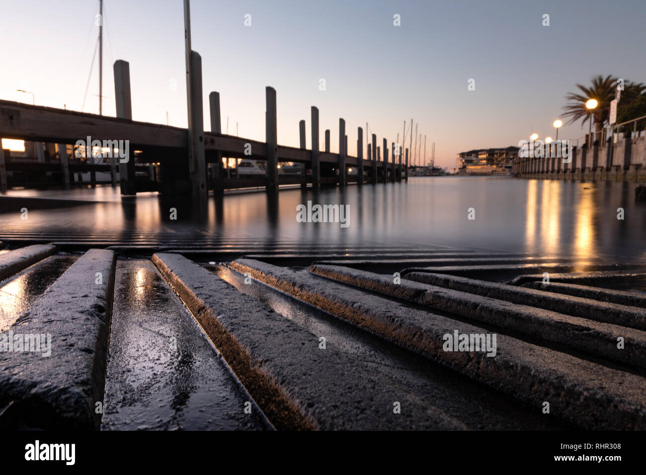 A boat on smooth water hi-res stock photography and images - Alamy