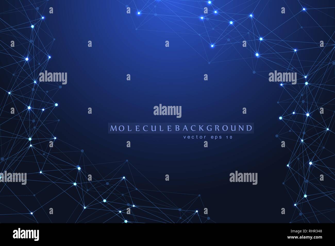 Networking connection concept abstract technology. Global network ...