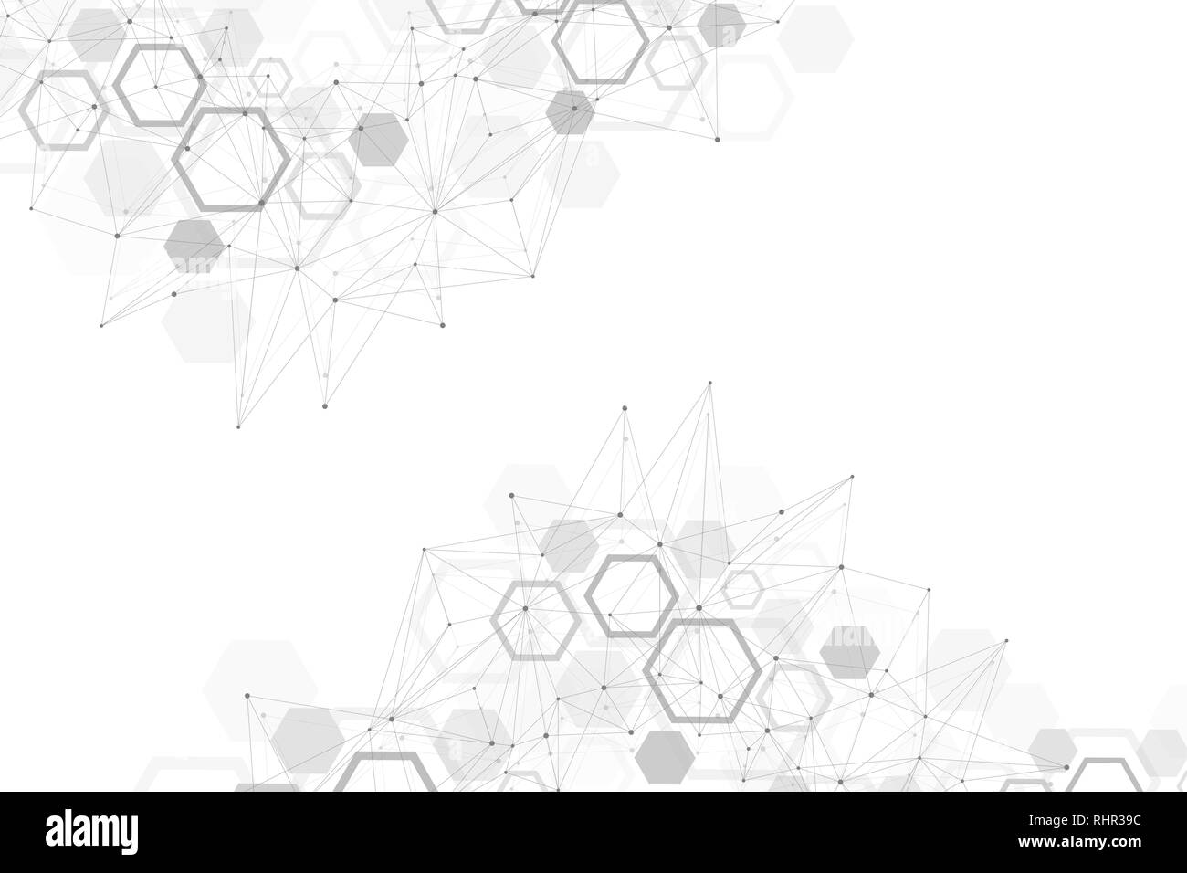 Scientific molecule background for medicine, science, technology ...
