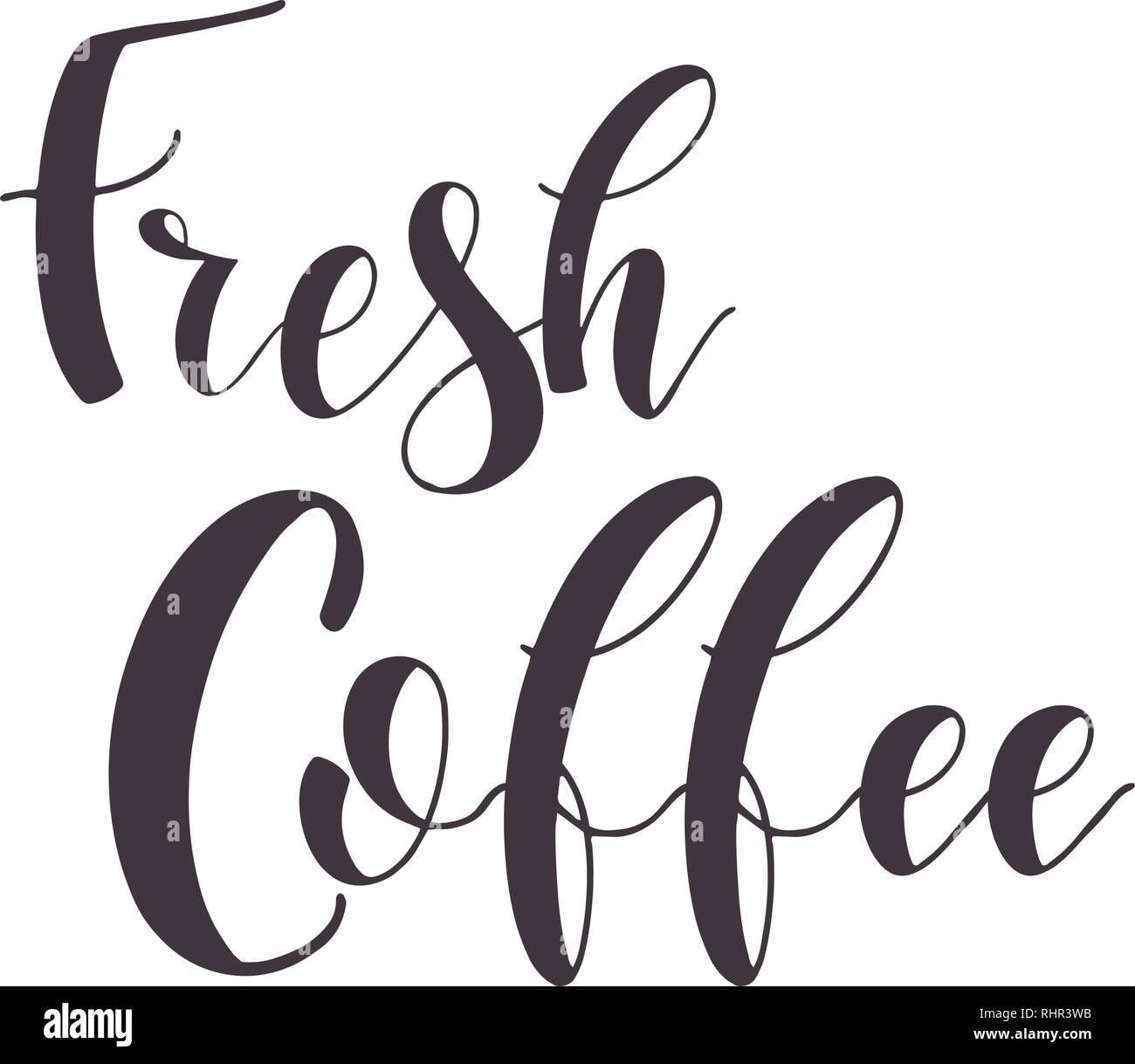Lettering Sets of Coffee Quotes Stock Vector Image & Art - Alamy