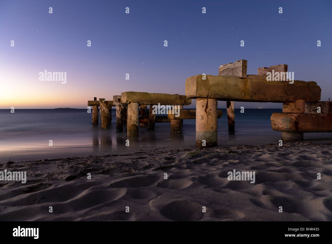 Jurien bay old jetty hi-res stock photography and images - Alamy