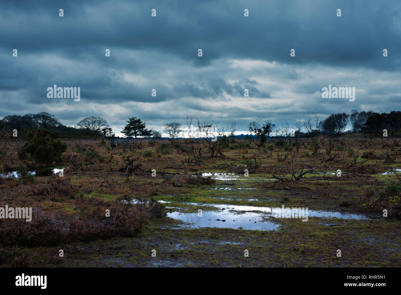 Beautiful sunrise over stormy hi-res stock photography and images - Alamy