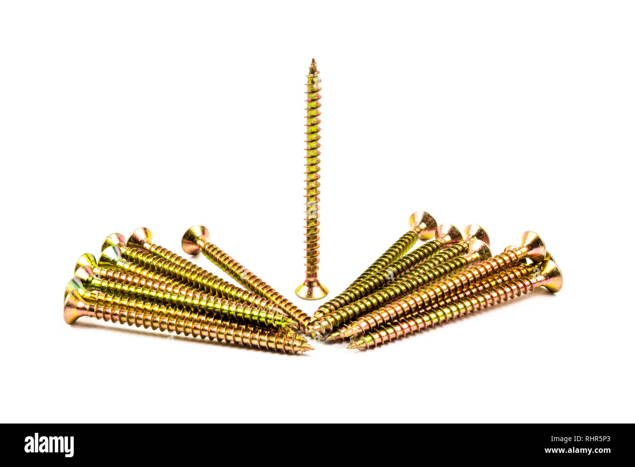 Wood screws for carpenters Stock Photo - Alamy