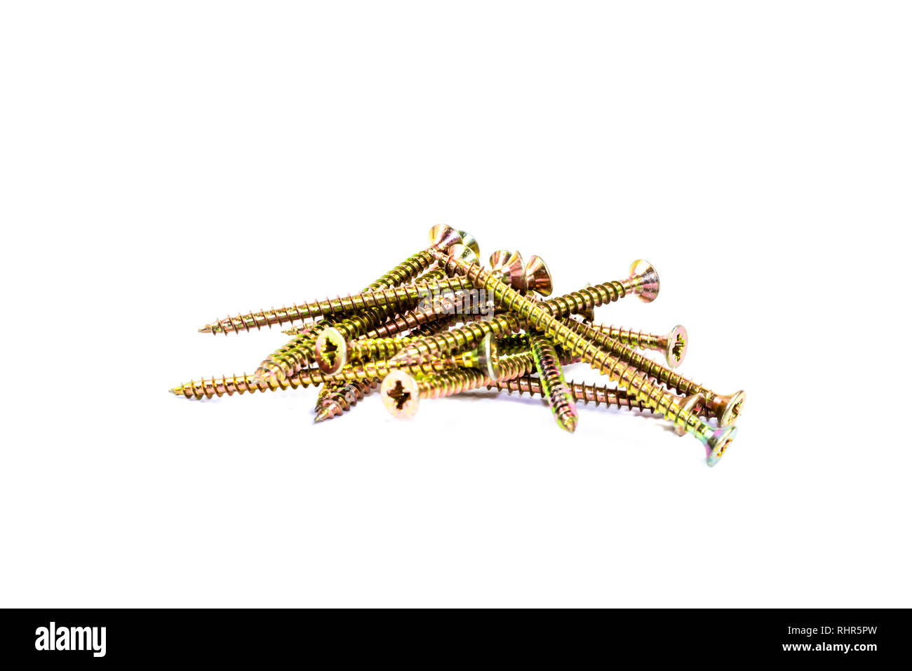 Wood screws for carpenters Stock Photo - Alamy