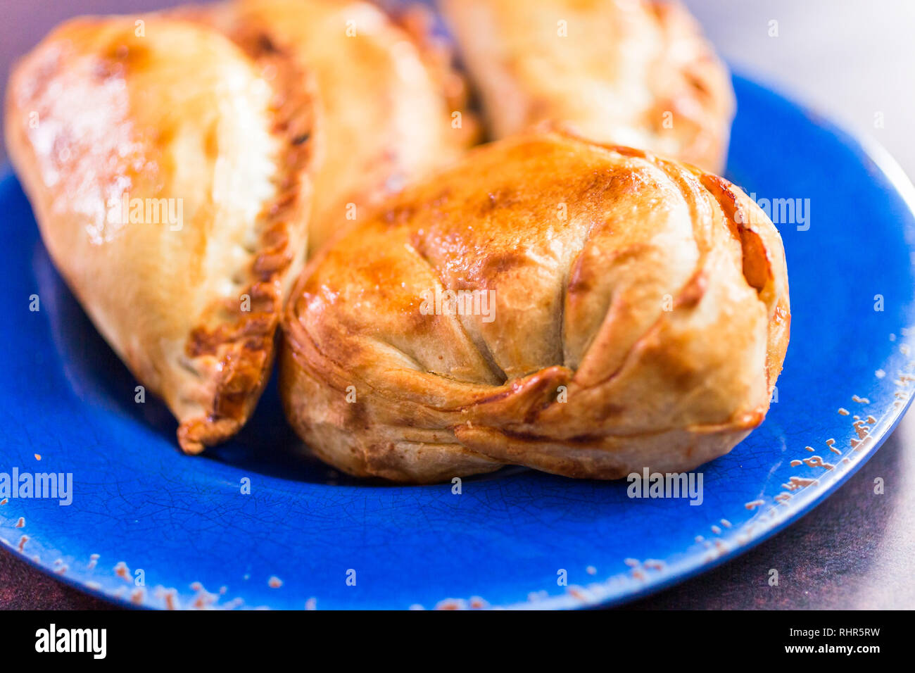 Homemade large empanadas with different staffings Stock Photo - Alamy