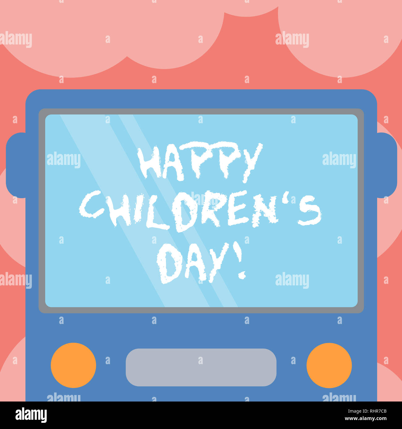 Writing note showing Happy Children S Day. Business photo showcasing ...