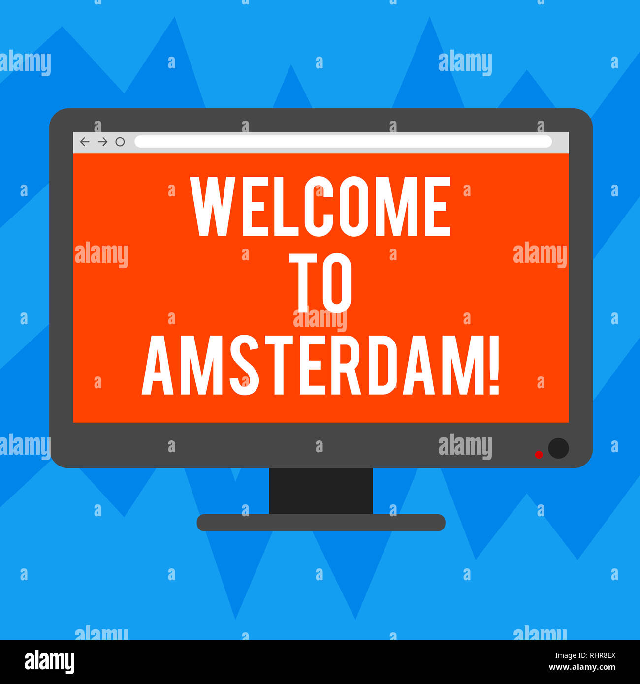 Text sign showing Welcome To Amsterdam. Conceptual photo Greeting ...