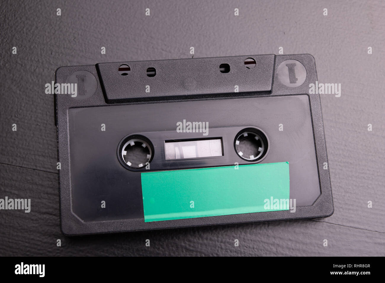 Audio cassette with space for text entry. Cassette without description ...