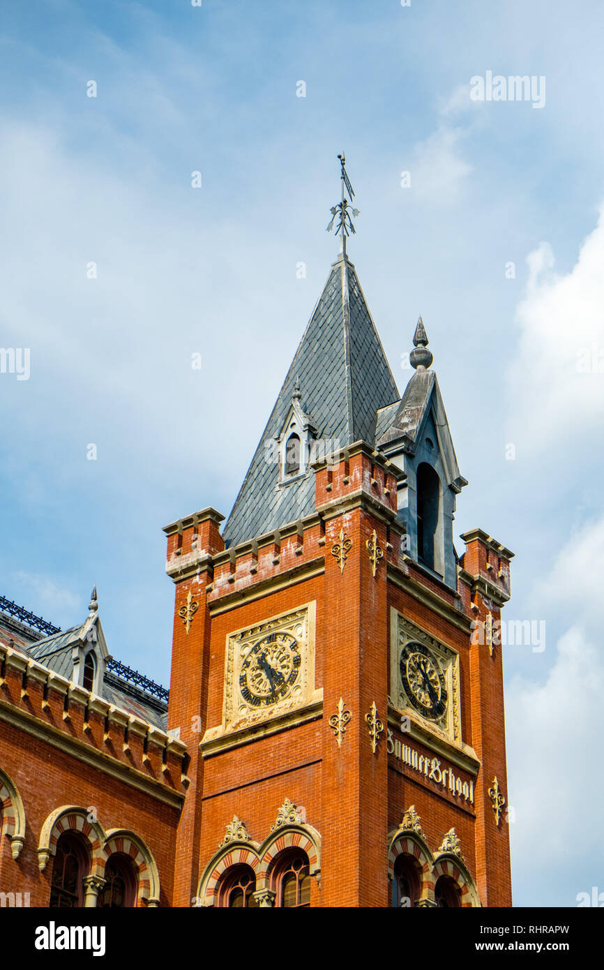 Charles Sumner School, 17th and M Streets NW, Washington DC Stock Photo ...