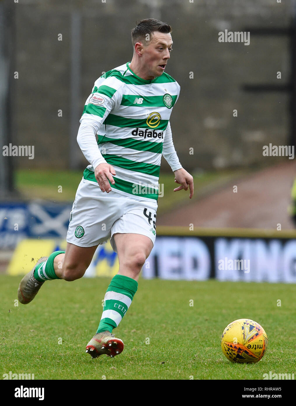 Celtic's Callum McGregor in action during the Ladbrokes Scottish ...