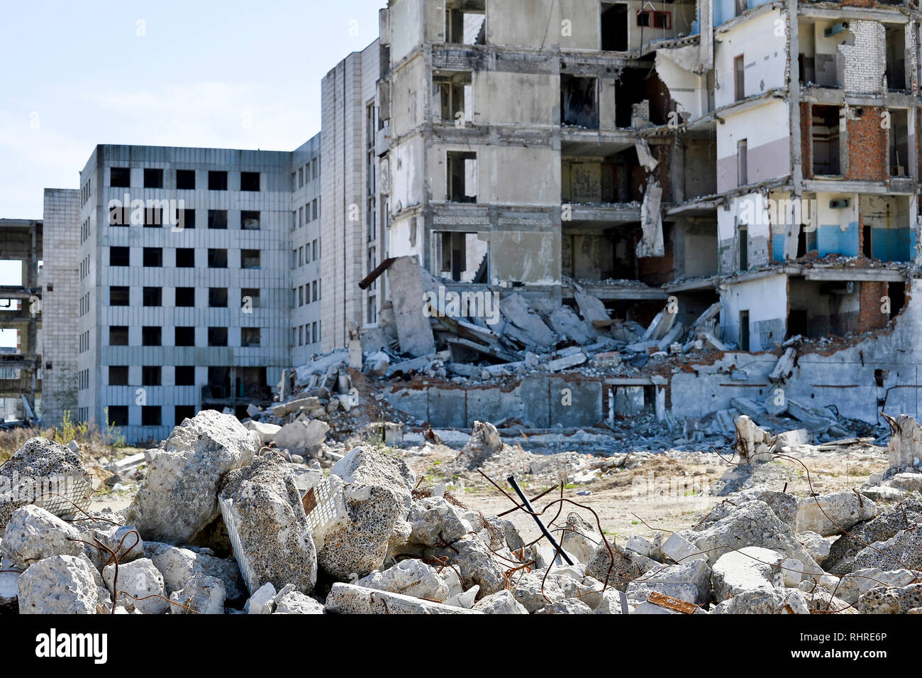 Destroyed Buildings Background