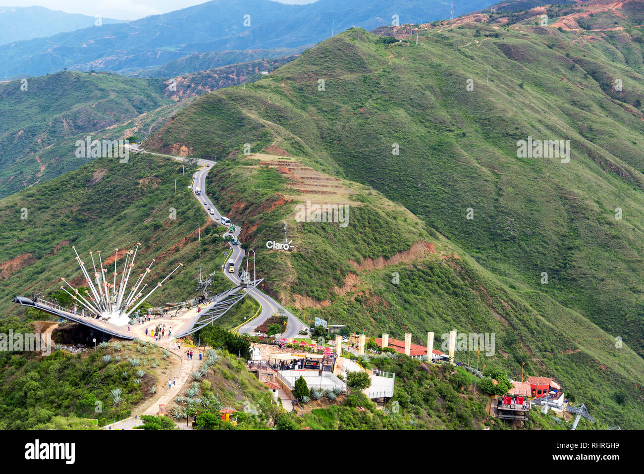 CHICAMOCHA CANYON, COLOMBIA - MAY 8: View of Panachi, a national park ...