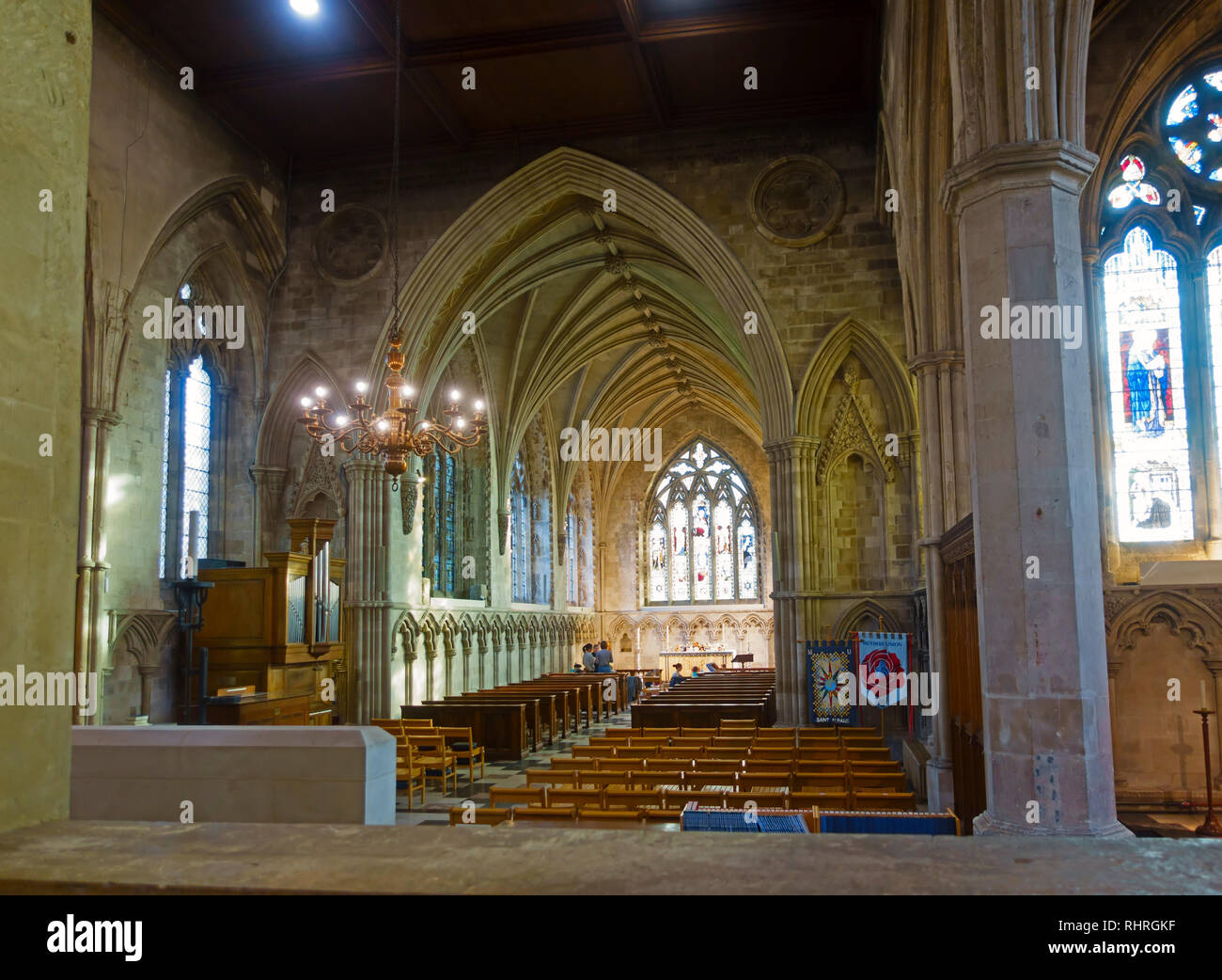 Medieval parish church chancel hi-res stock photography and images - Alamy