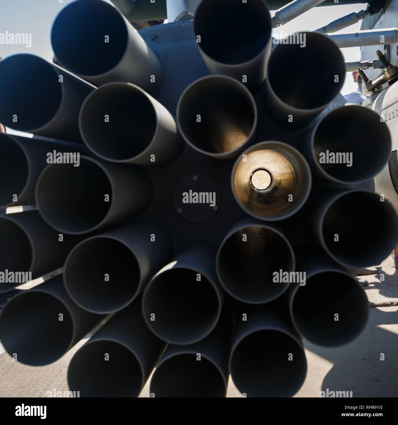 Helicopter rocket launcher hi-res stock photography and images - Alamy