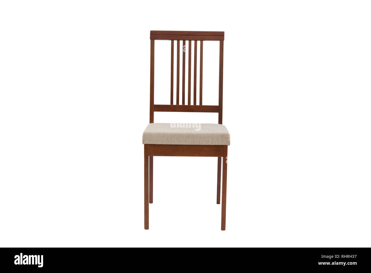 Wood chair. Object isolated of white background Stock Photo - Alamy