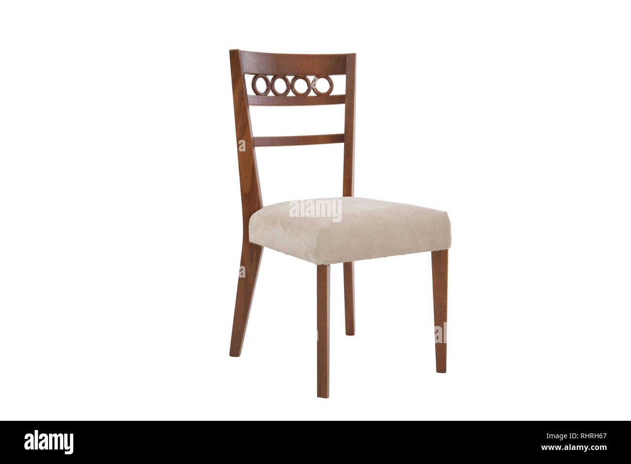 Wood chair. Object isolated of white background Stock Photo - Alamy