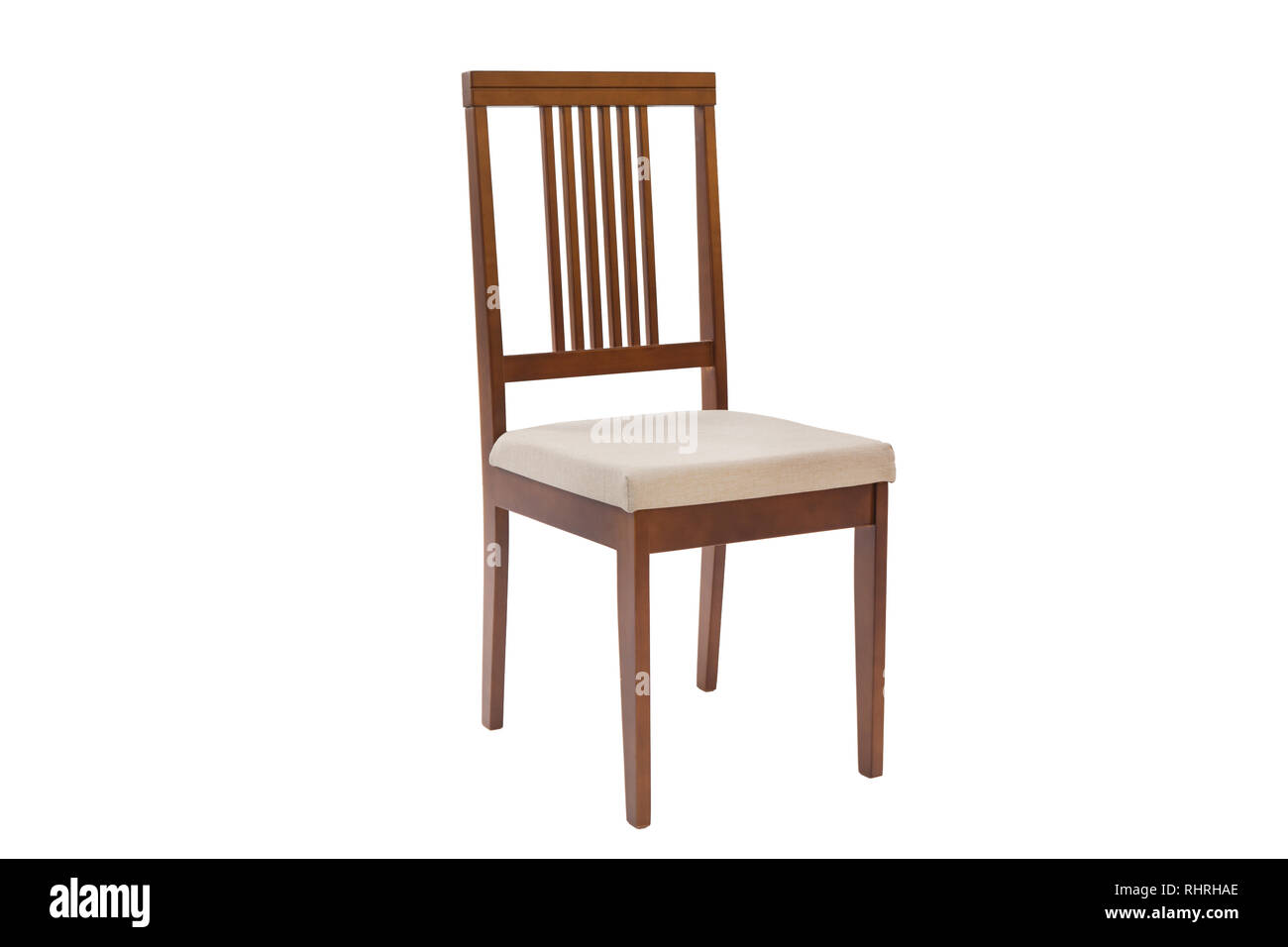 Wood chair. Object isolated of white background Stock Photo - Alamy