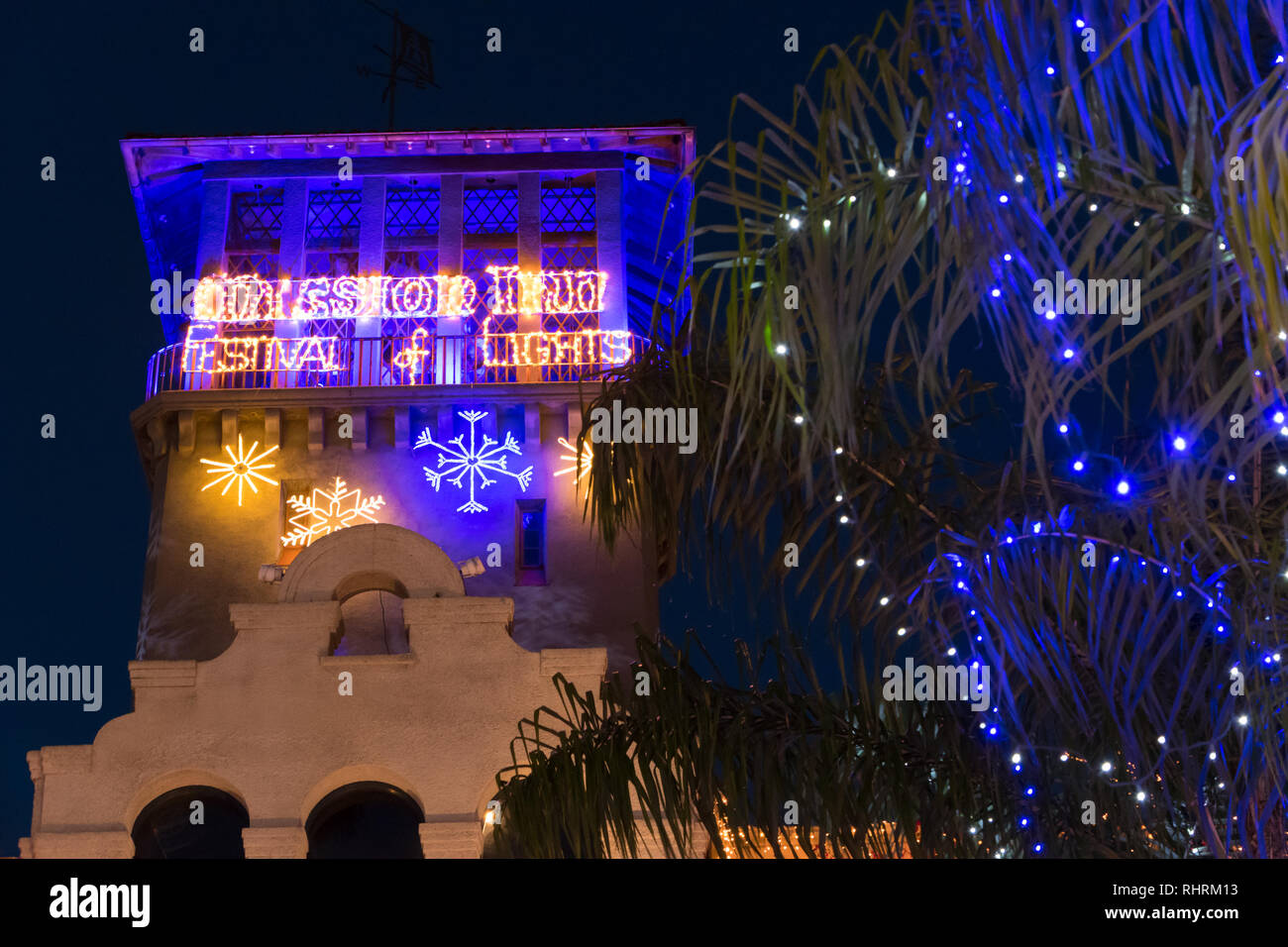 Mission Inn: Festival of Lights 2018 Stock Photo - Alamy