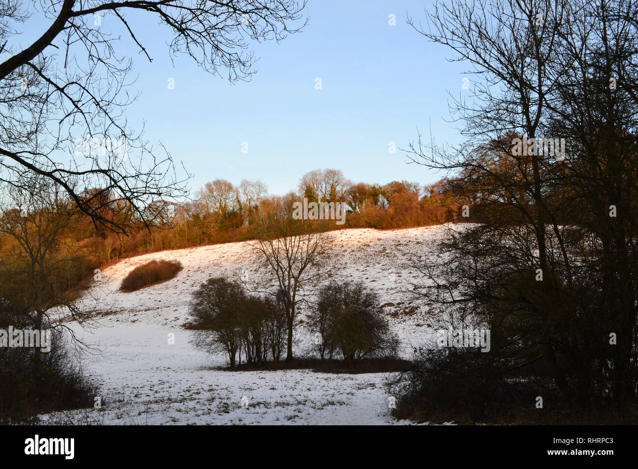 Kent snow scenes hi-res stock photography and images - Alamy
