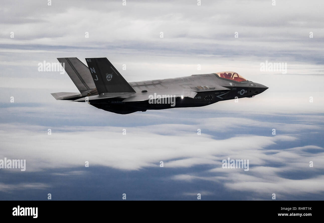 EGLIN AIR FORCE BASE, Fla. (Feb. 1, 2019) A F-35C Lightning II ...