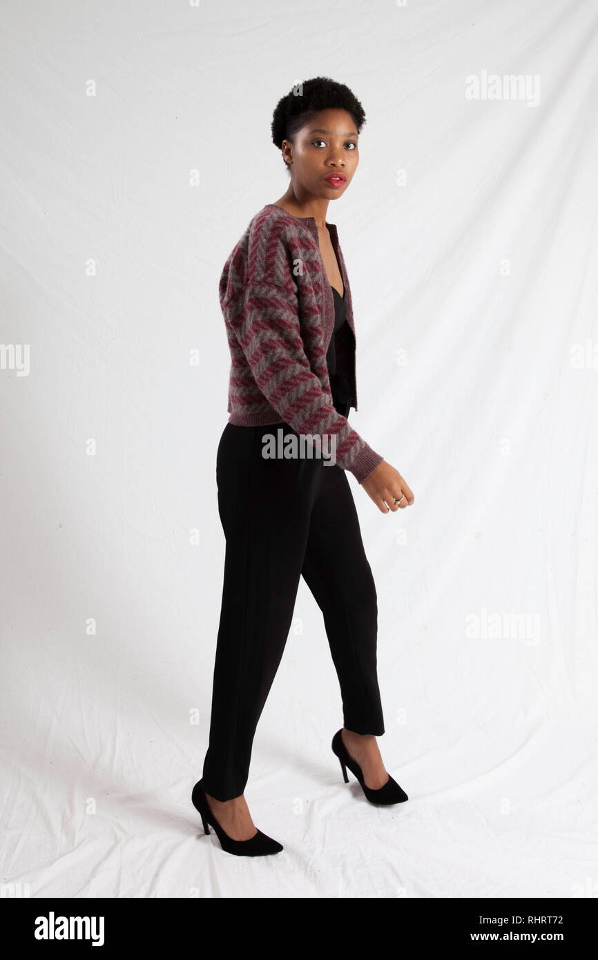 Woman in jacket hi-res stock photography and images - Alamy