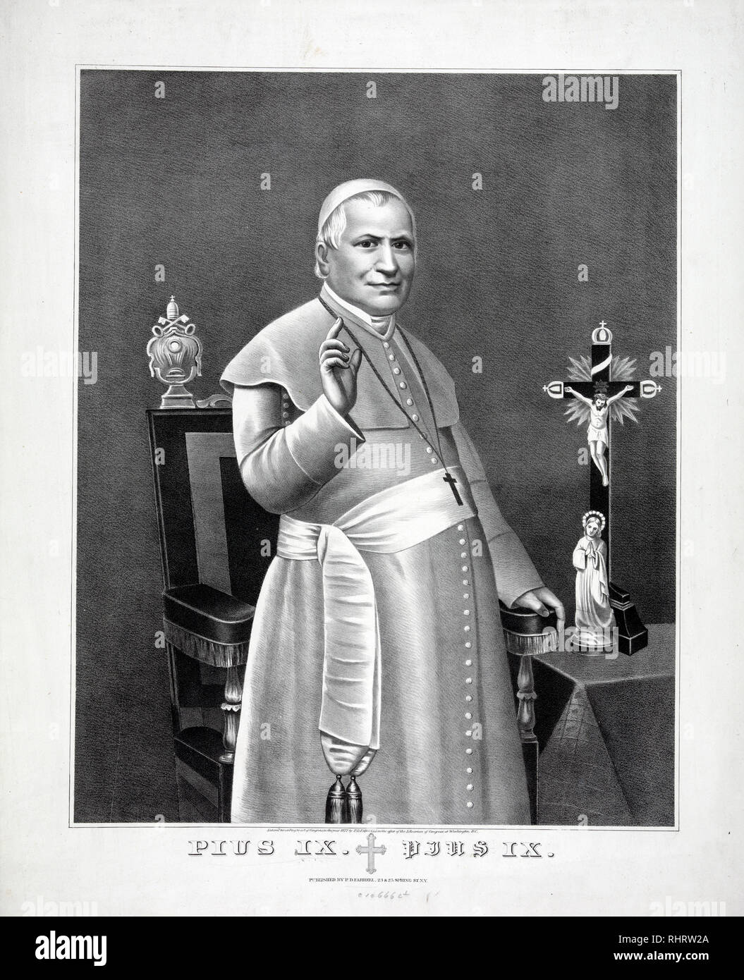 Portrait Pope Pius Ix High Resolution Stock Photography and Images - Alamy