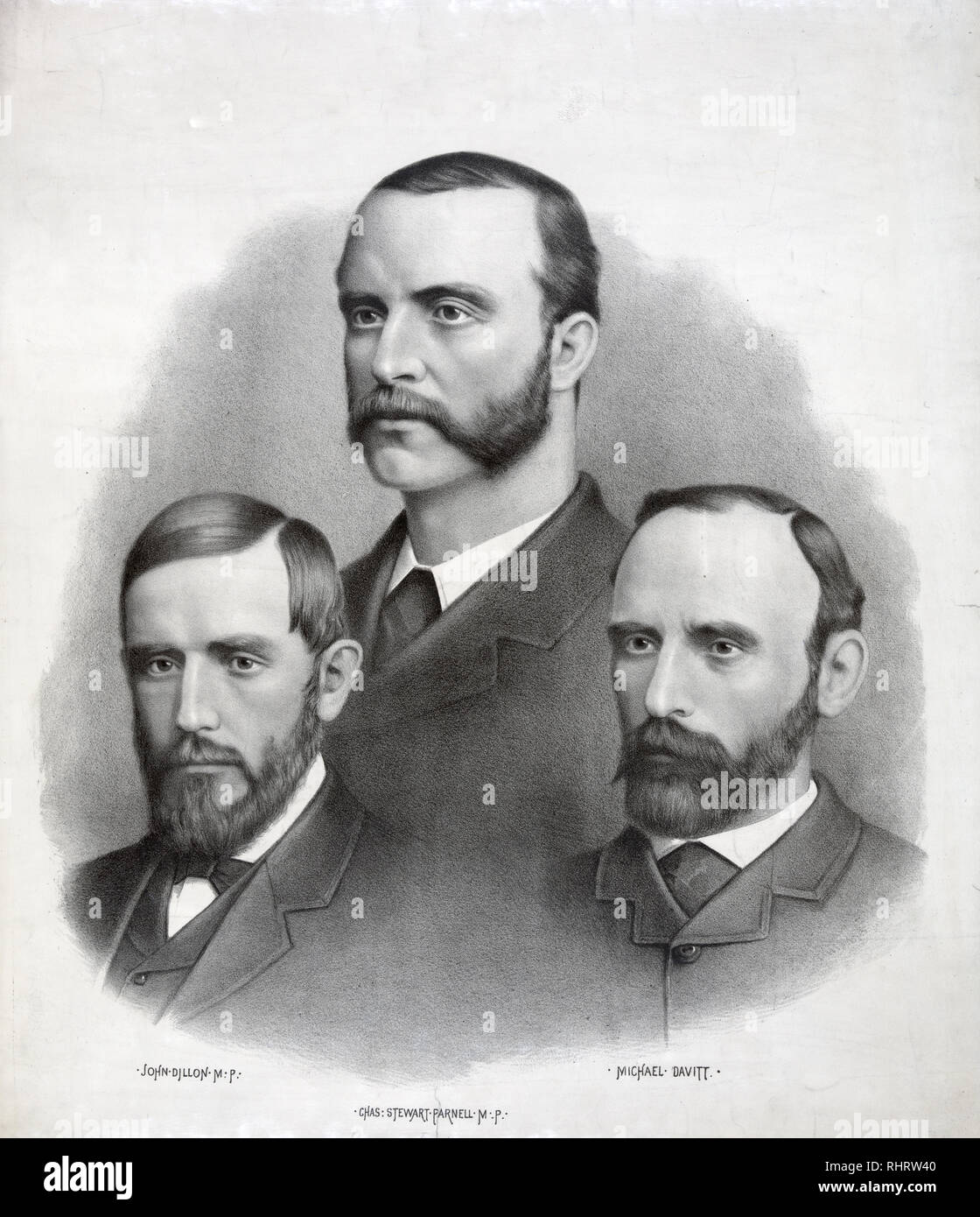 Charles stewart parnell john dillon hi-res stock photography and images ...