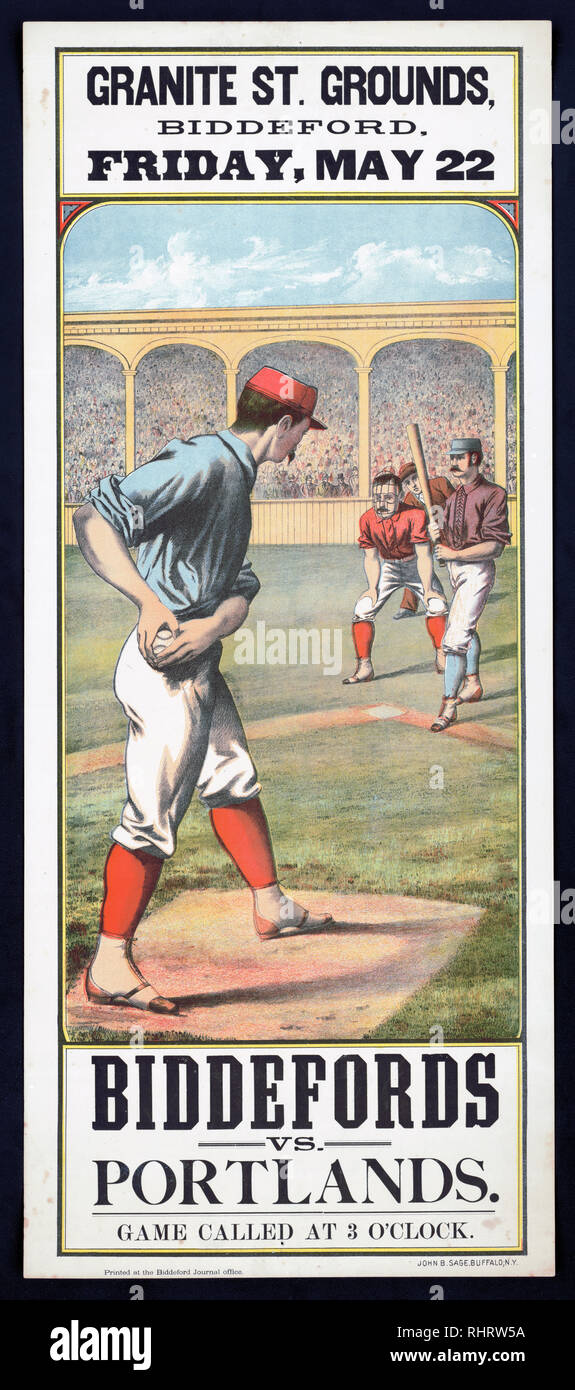 Advertising poster 1800s hi-res stock photography and images - Alamy