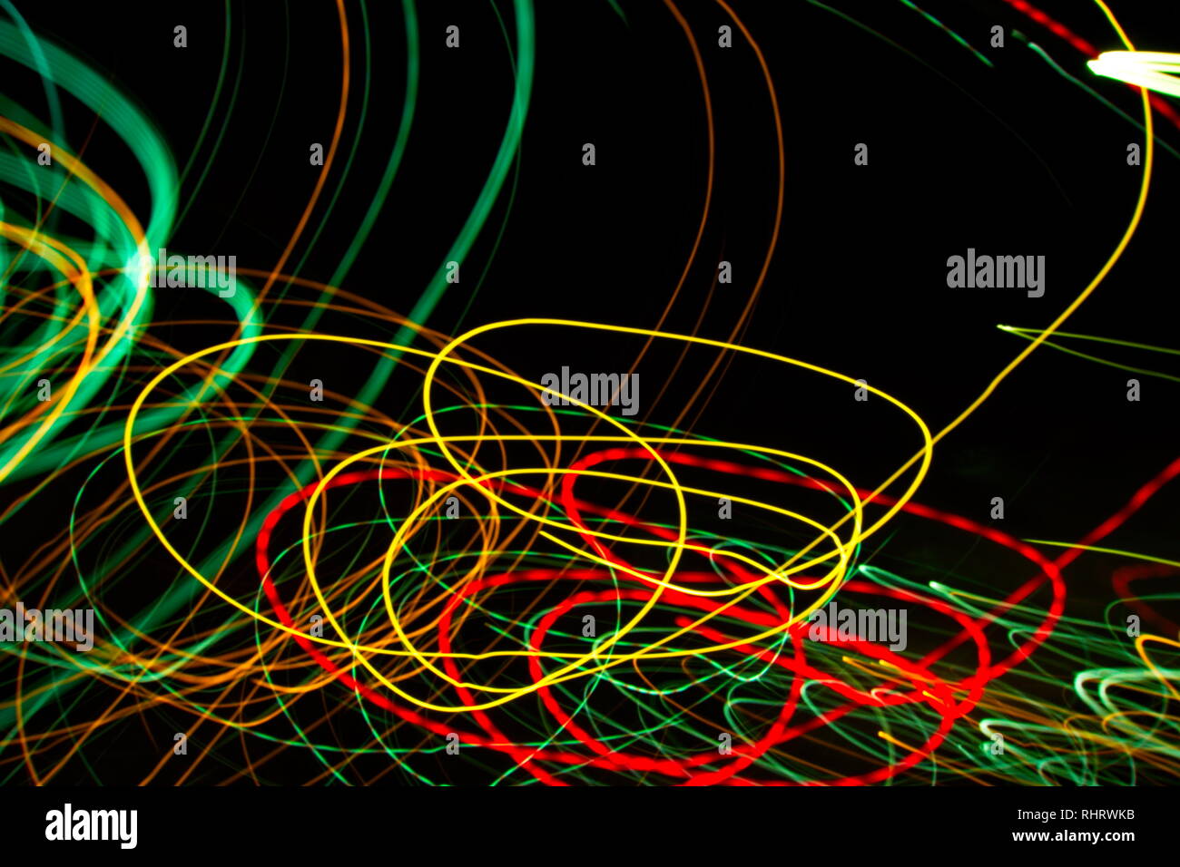 Abstract light painting photography, curves and waves abstract light ...