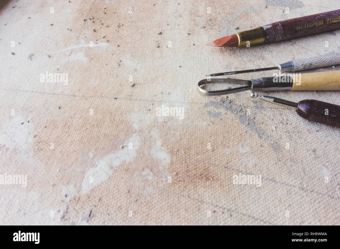 Ceramics tools hi-res stock photography and images - Alamy