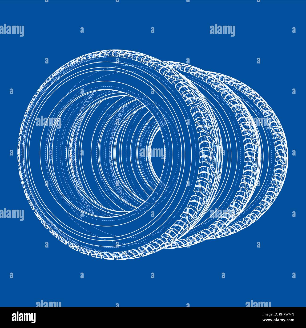 Car tires concept. Vector rendering of 3d Stock Vector Image & Art - Alamy