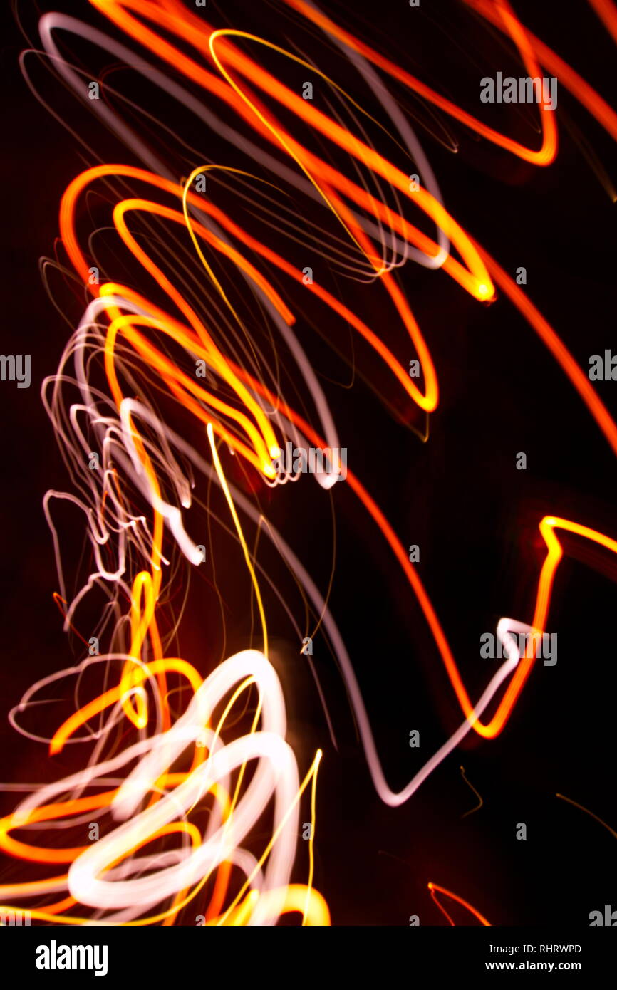 Abstract light painting photography, curves and waves abstract light ...