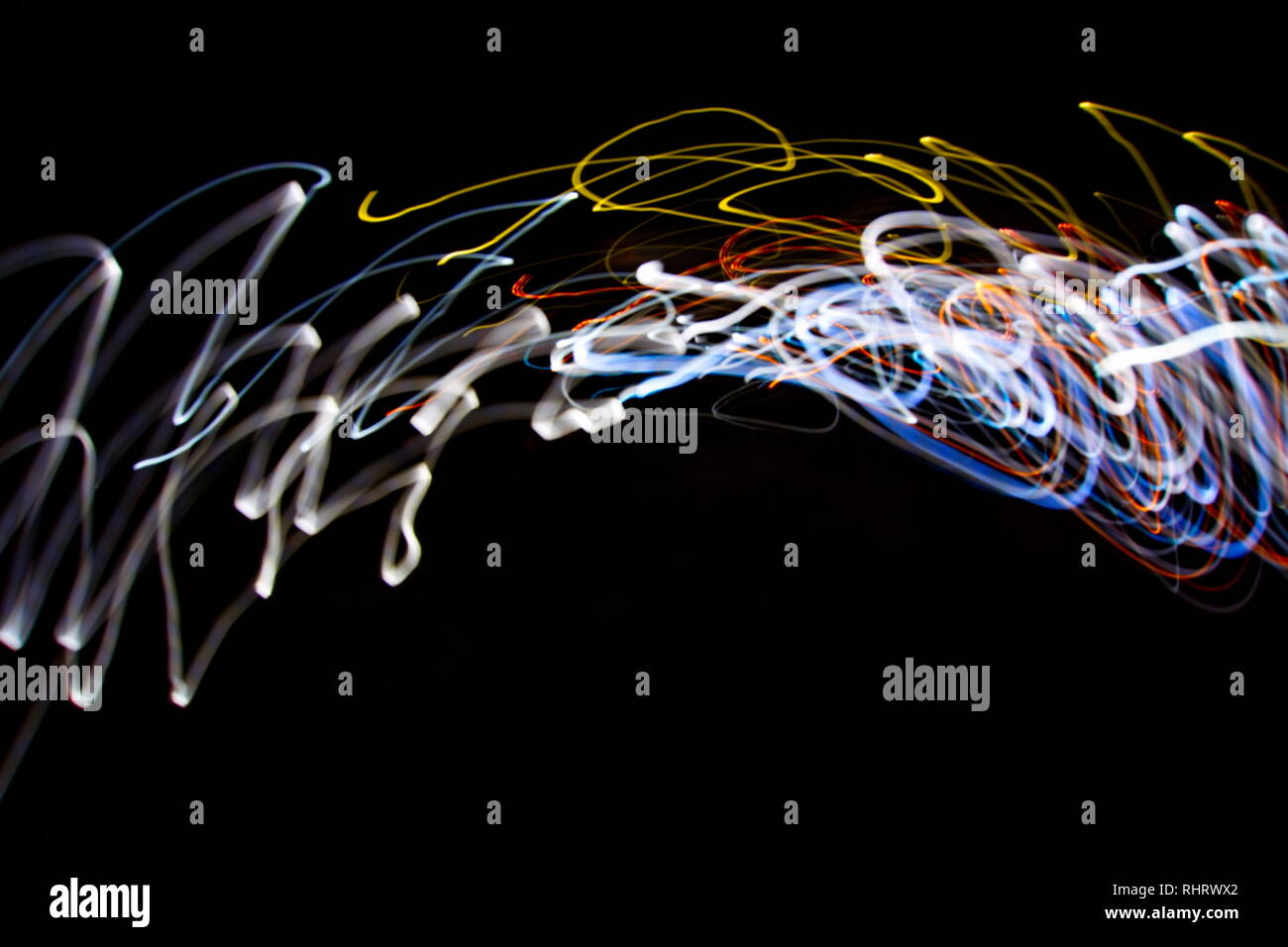 Abstract light painting photography, curves and waves abstract light ...