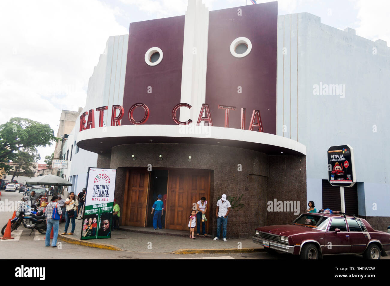 Caracas, Dtto Capital / Venezuela - 03/05/2013.Facade Catia Theater in ...