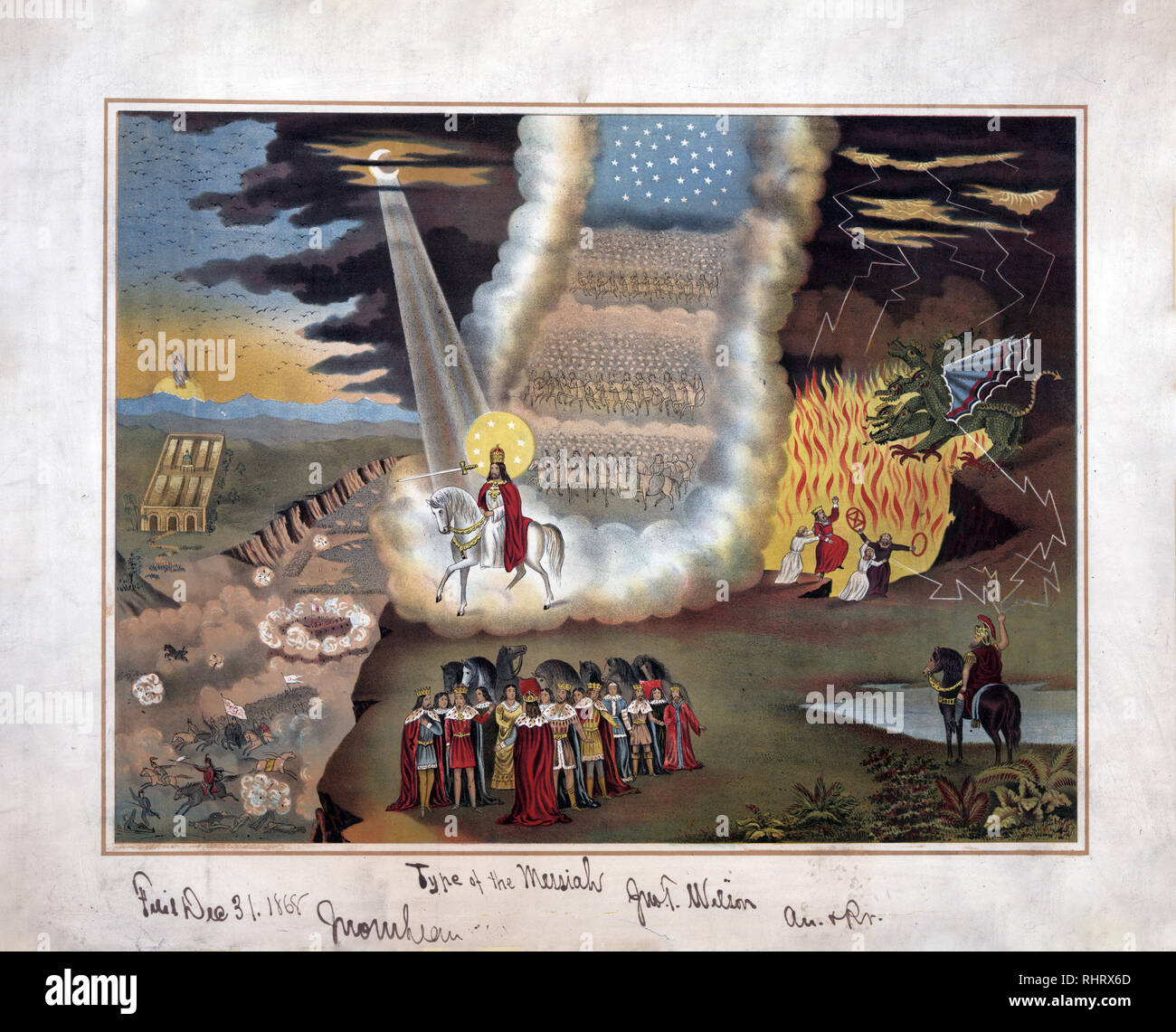 White horse jesus riding hi-res stock photography and images - Alamy