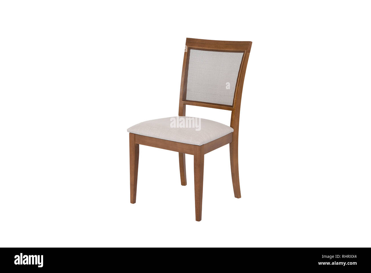 Wood chair. Object isolated of white background Stock Photo - Alamy