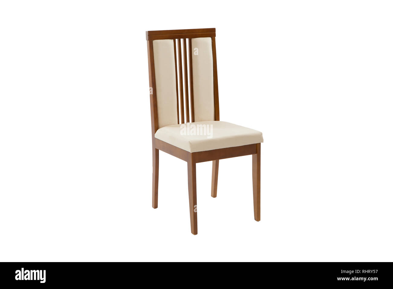 Wood chair. Object isolated of white background Stock Photo - Alamy