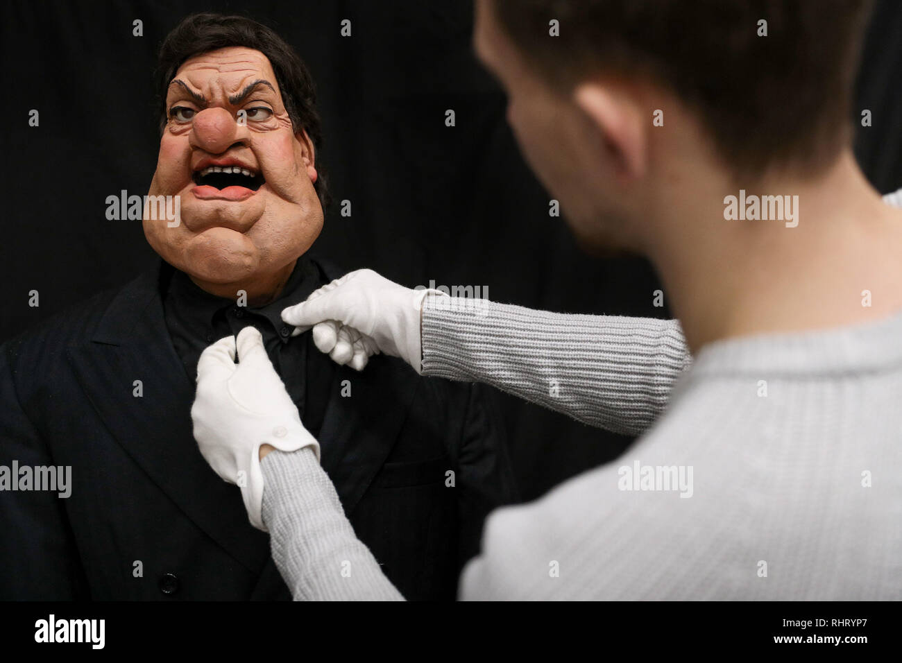 Spitting image puppet robbie coltrane hi-res stock photography and ...