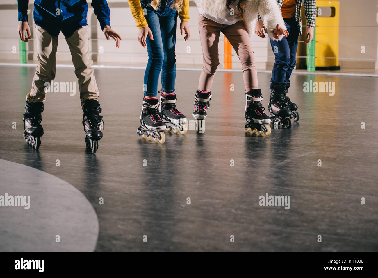 Children roller skating hi-res stock photography and images - Alamy